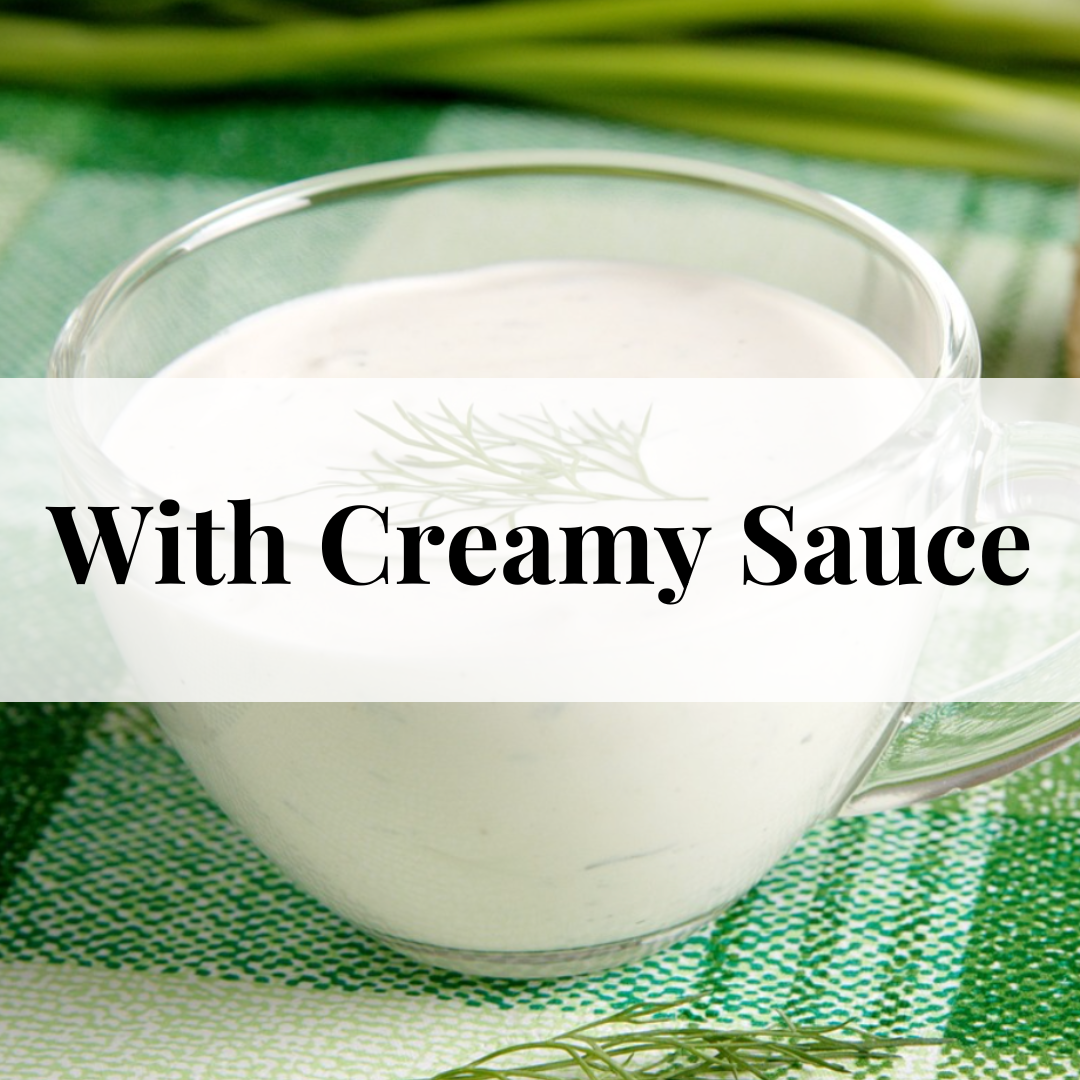With Creamy Sauce – Sake Trend